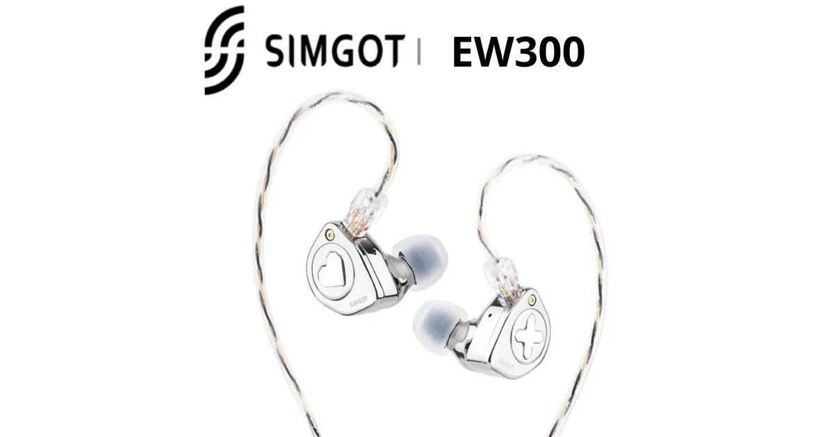 SIMGOT EW300 | IEM Tribrid 1DD + 1 Planar + 1 PZT (0,78mm 2-pin, 3.5 m