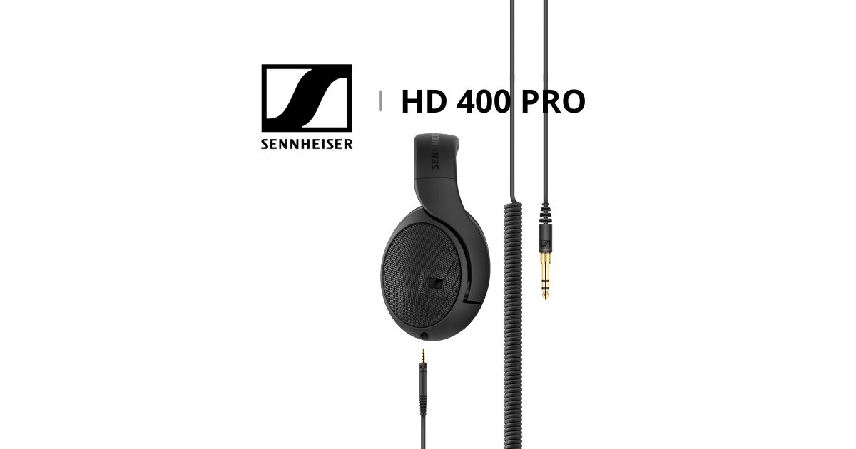 Sennheiser HD 400 PRO – audífonos open-back de estudio