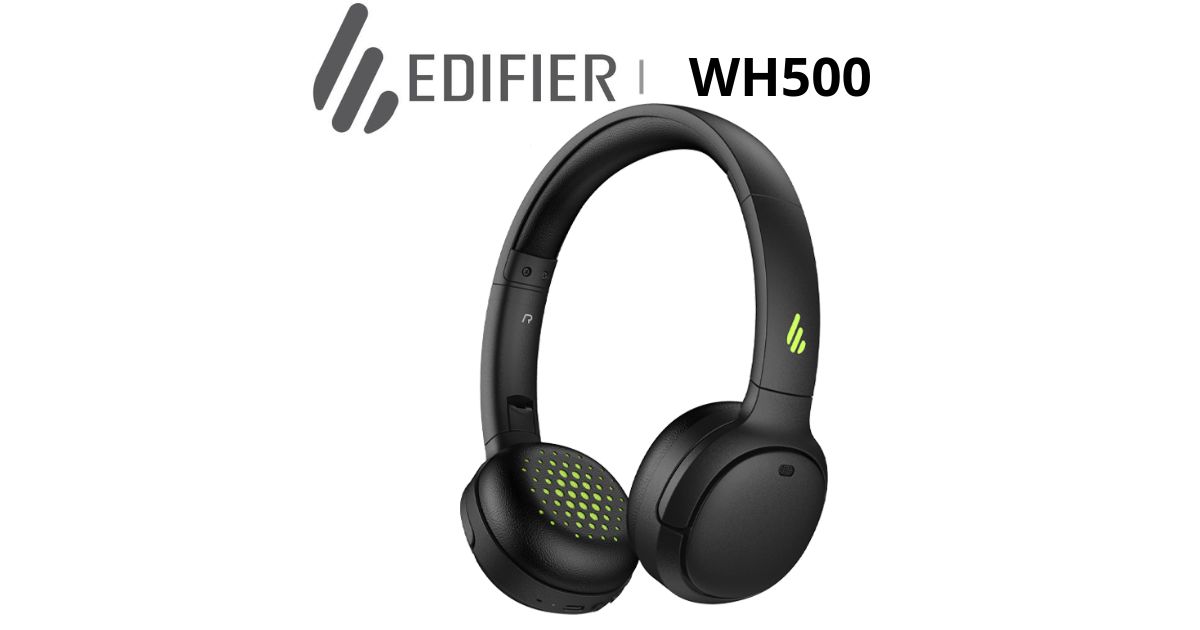 Edifier WH500 – audífonos Bluetooth on-ear (40 h)