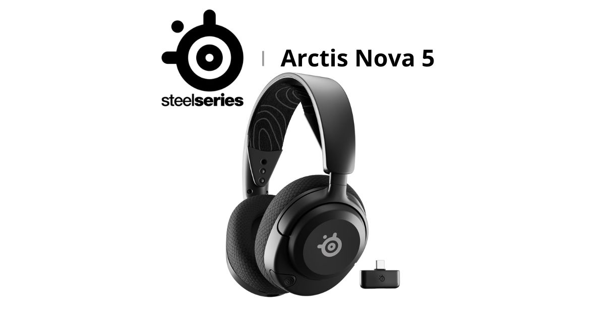 SteelSeries Arctis Nova 5 – dual-wireless (60 h)